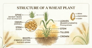 Parts of the Wheat Plant - Structure and Functions Explained ...