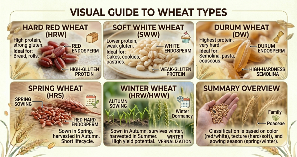Types of Wheat Explained (Hard, Soft, Durum, Spring & Winter Wheat ...